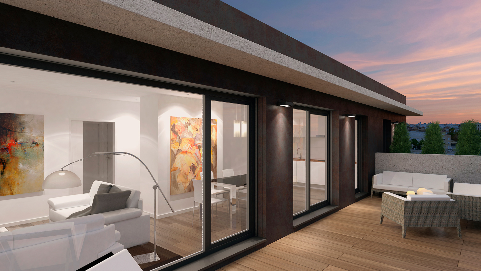 Obra nueva de pisos y áticos a la venta en el centro de Valencia